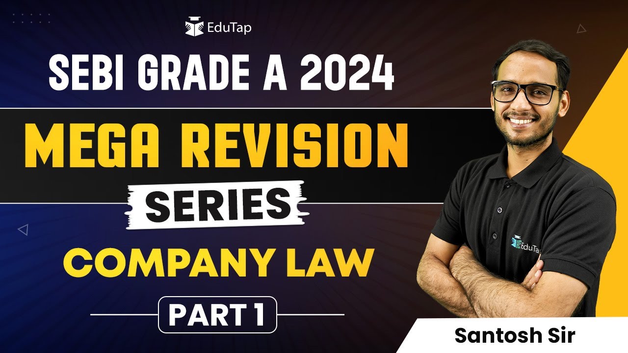 Revision Series for SEBI Grade A 2024 | SEBI Paper 2 Practice MCQs ...