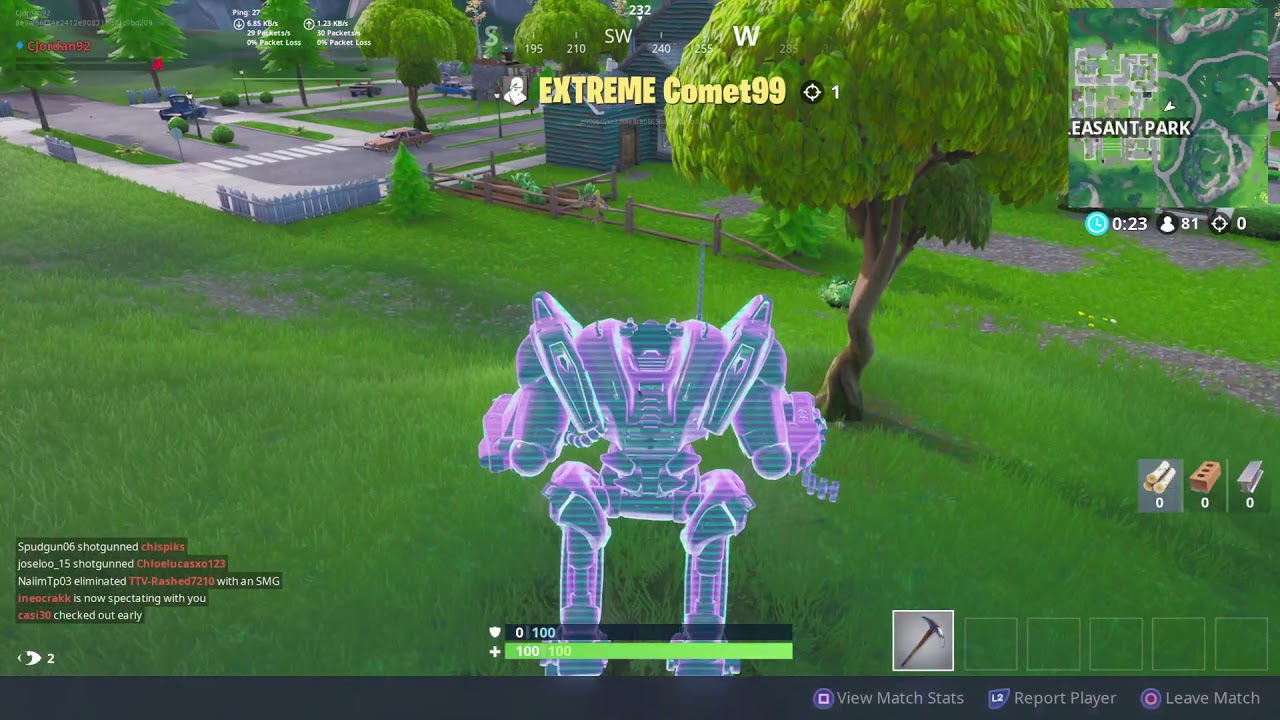 Fortnite robot - YouTube
