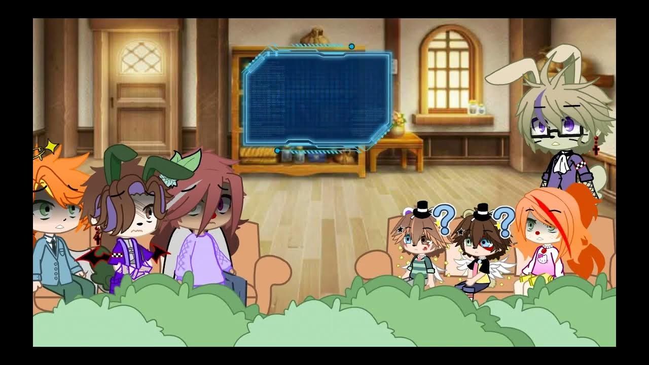 Aftons react to Michael Afton without his mask||angst||my au|| part 2 - YouTube