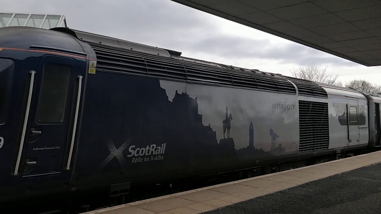 Full livery scotrail hst 43139 and 43149 flying through kirckaldy ...