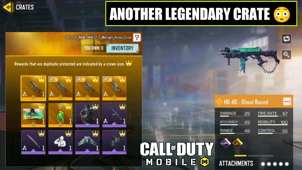 *NEW* Codm Another Legendary Crate 😳 - YouTube