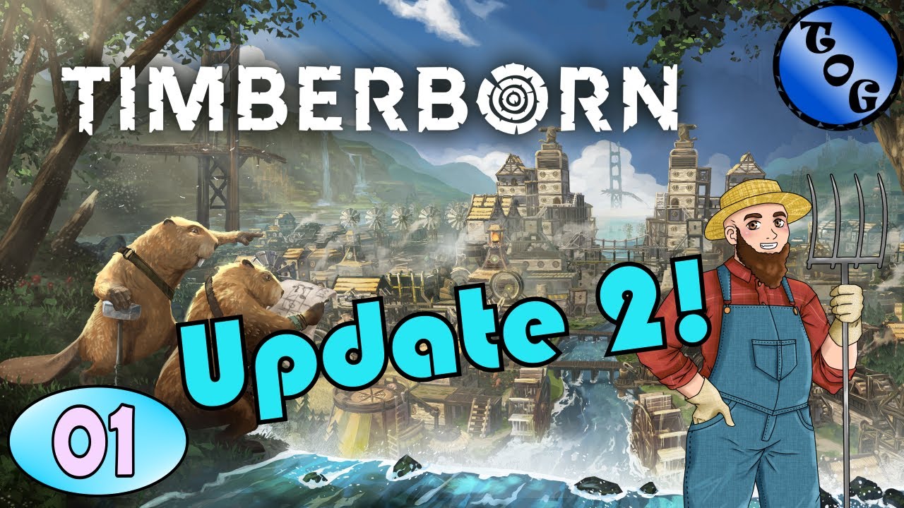 Timberborn Update 2 - Beavers Unite! I First Look - YouTube