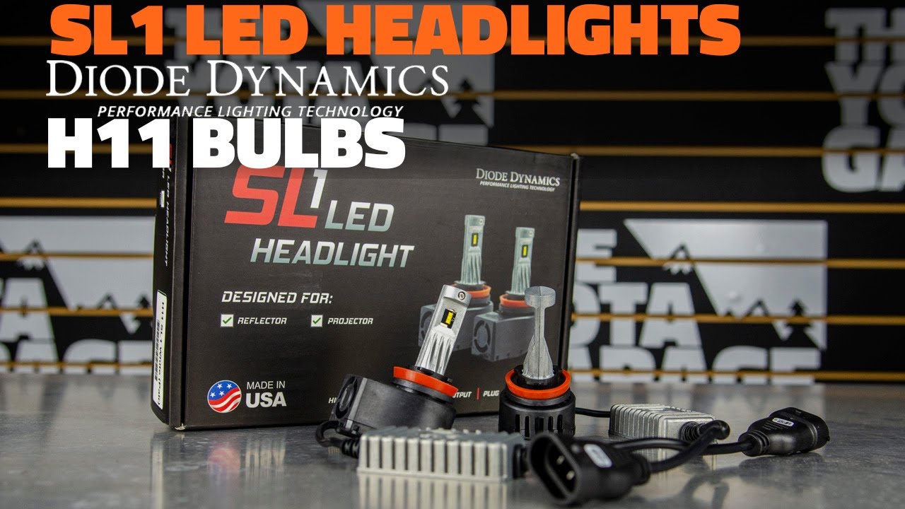 Diode Dynamics SL1 LED Low Beam Headlight Bulbs - H11 (Toyota Tacoma ...