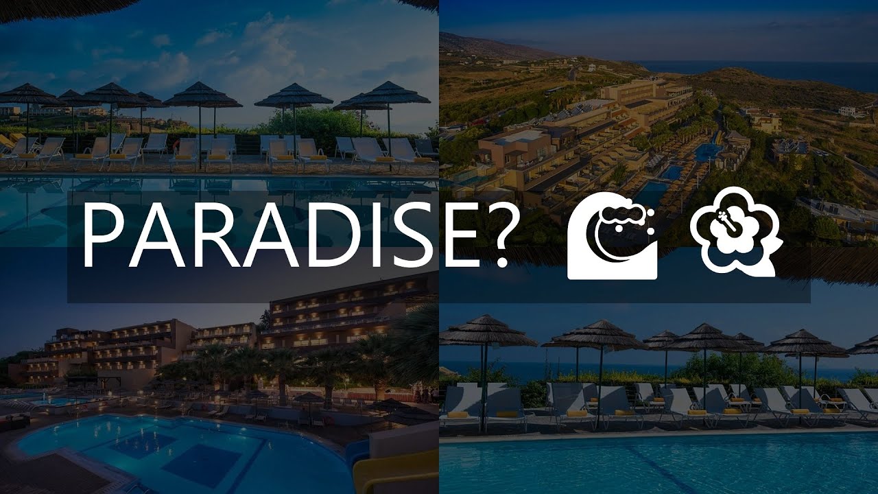 blue bay resort spa hotel agia pelagia greece - YouTube
