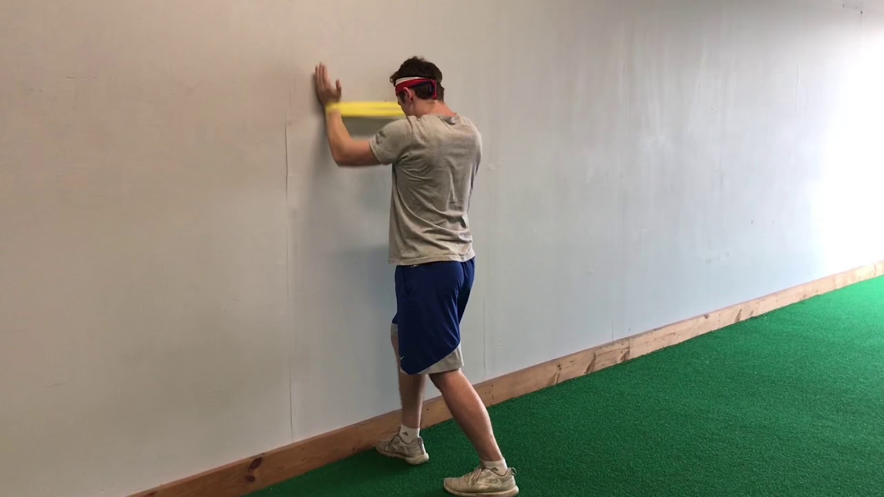 Wrist-Banded Wall Slide with Upward Rotation and Liftoff - YouTube