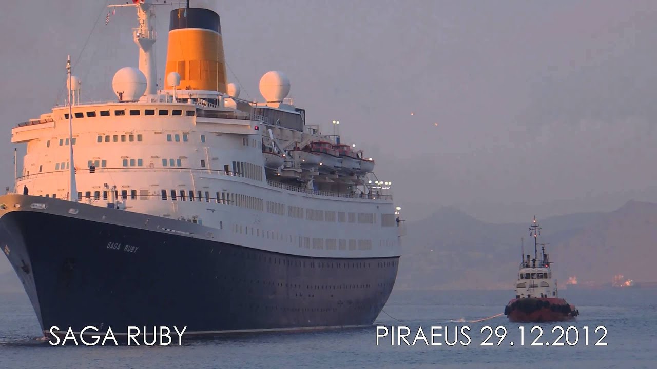 SAGA RUBY arrival at Piraeus Port - YouTube