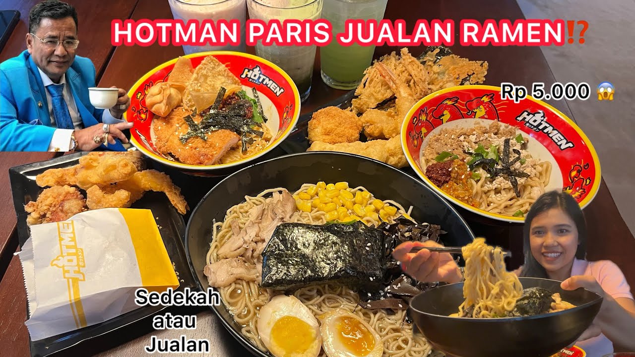 HOTMAN PARIS JUALAN RAMEN⁉️ GIMANA RASANYA🤔 - YouTube