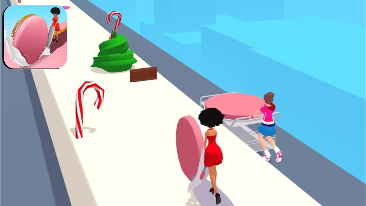 Cut The Cake 3D latest game all levels gameplay ios, android part 1 ...