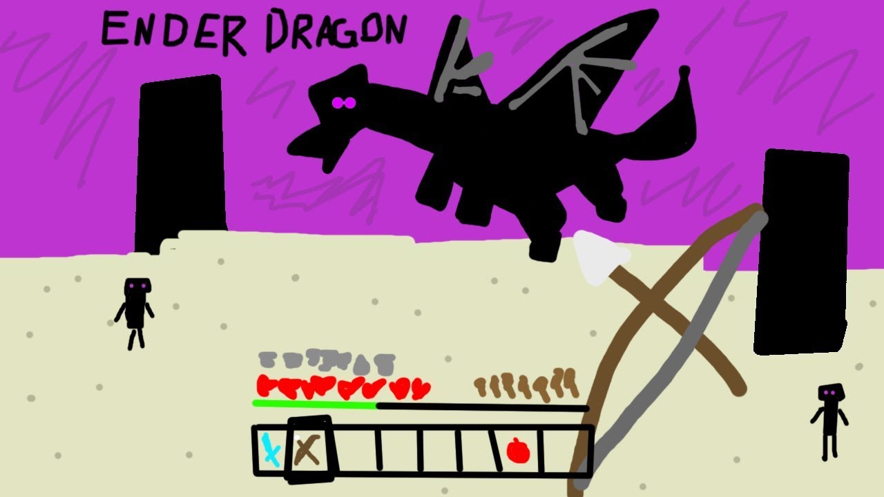 minecraft but it's draw really really badly... - YouTube