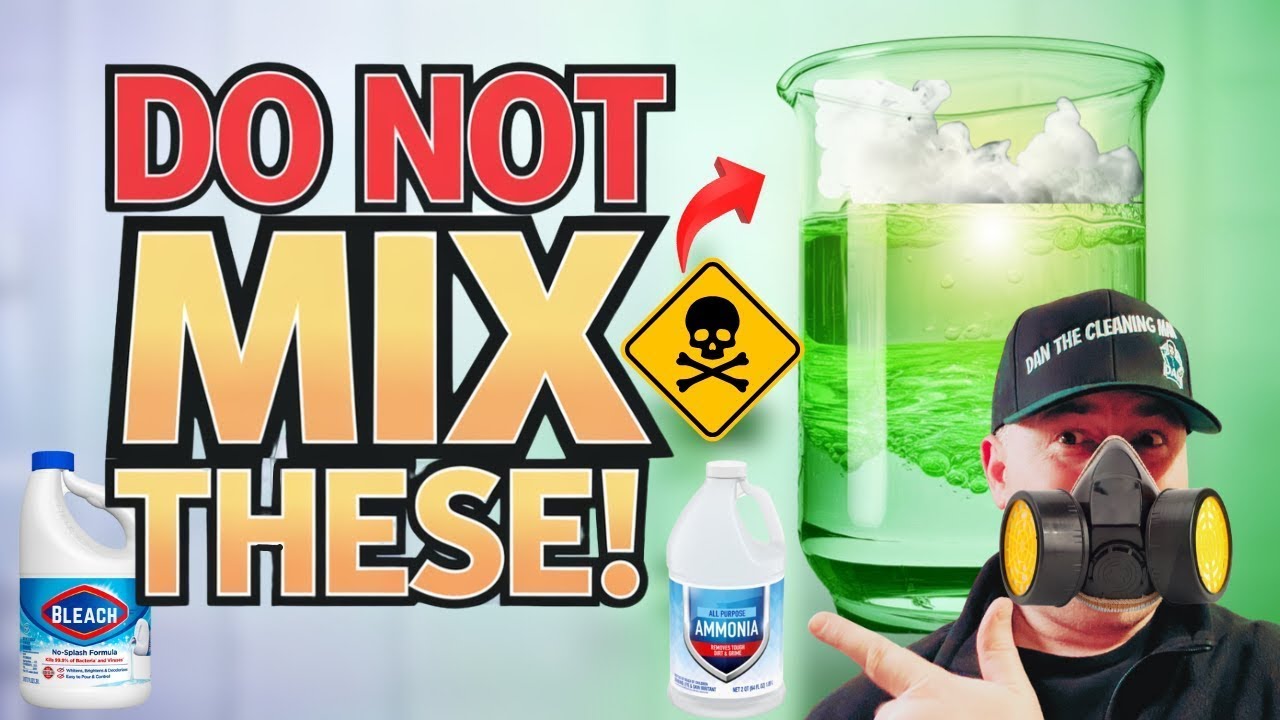 NEVER Mix These Household Cleaners Together! - YouTube