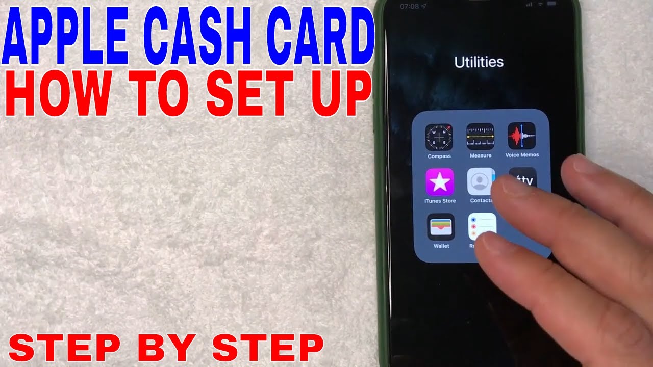 How To Set Up Apple Cash Card 🔴 - YouTube