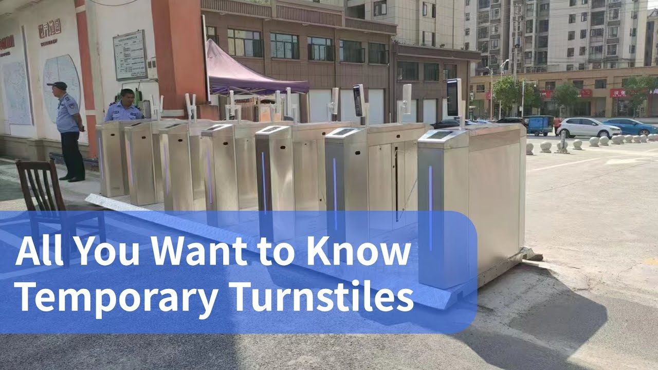 2024 Portable temporary turnstile, no wiring | Macrosafe - YouTube