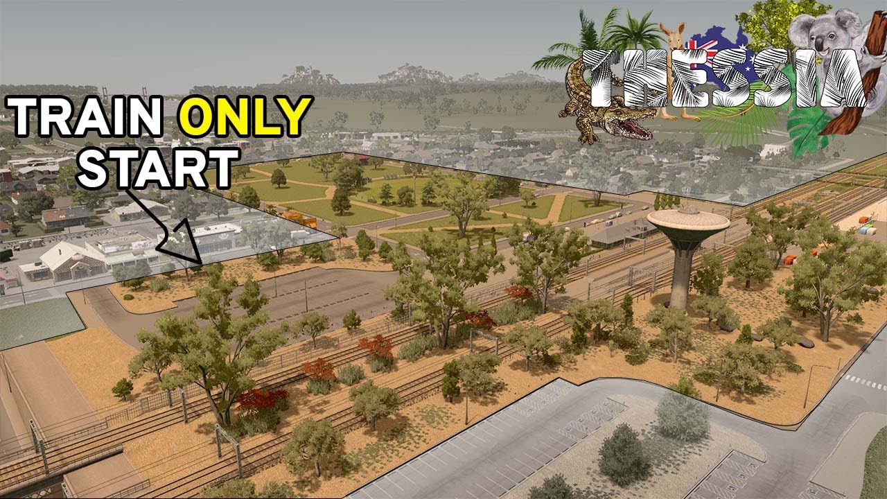 Starting A BRAND NEW City With ONLY TRAINS In Cities Skylines ...