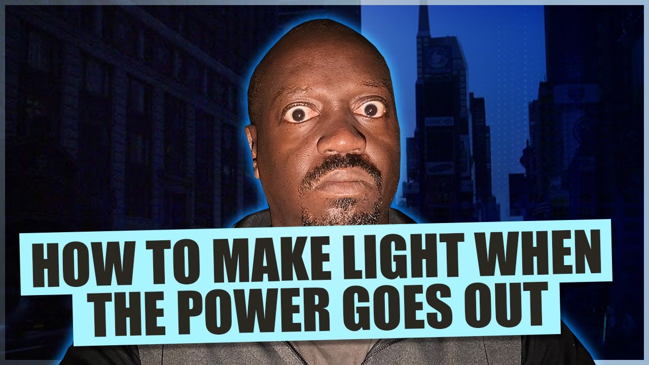 Learn How to Make Light When the Power Goes Out!! - YouTube
