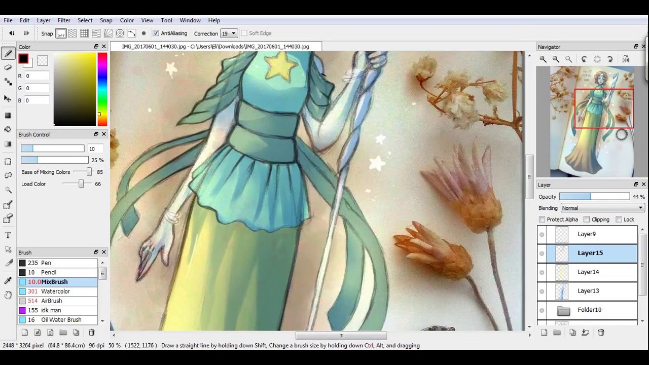 Pearl - FireAlpaca Speedpaint ☆ - YouTube