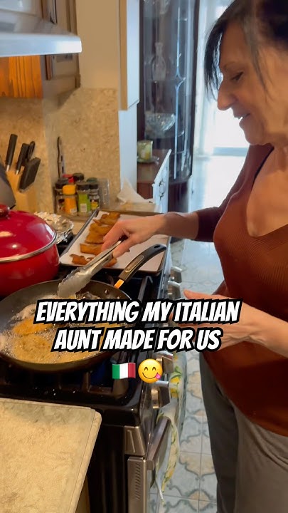 Everything my Italian Aunt made for Sunday dinner! 🇮🇹 - YouTube