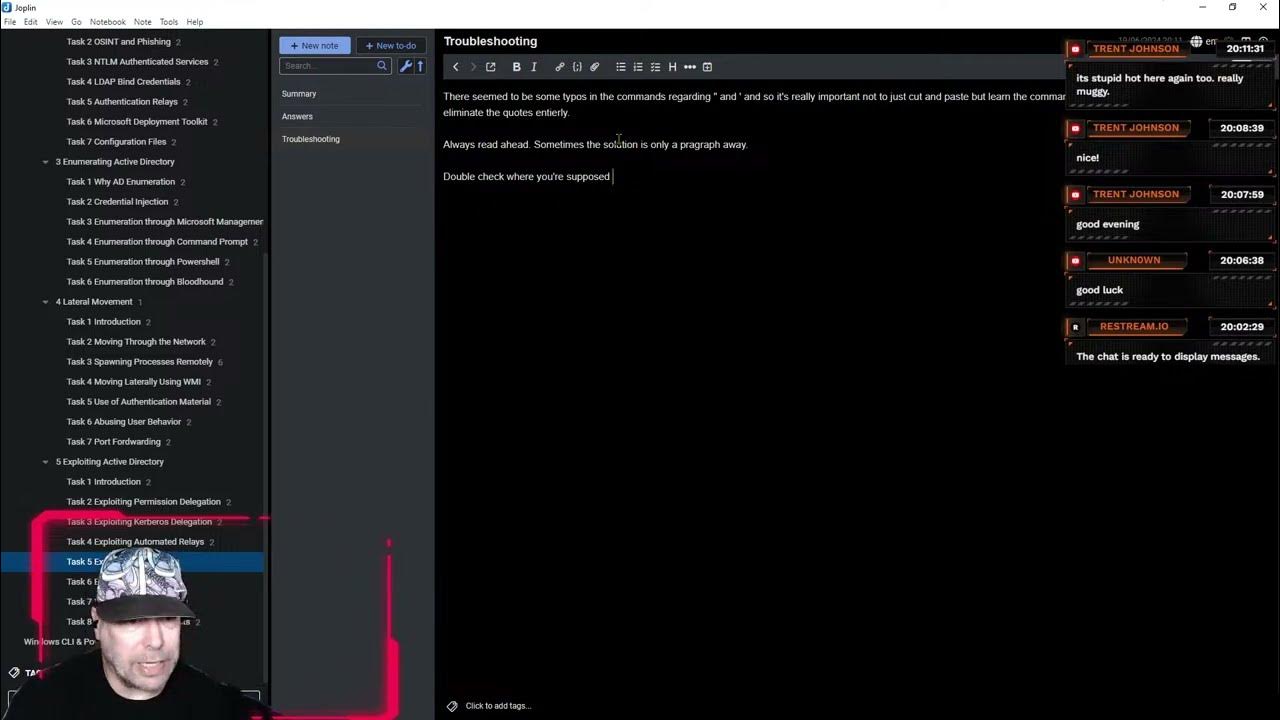 Tryhackme.com Exploiting Active Directory Tasks 5 & parts of 6 (With Chapters)! - YouTube
