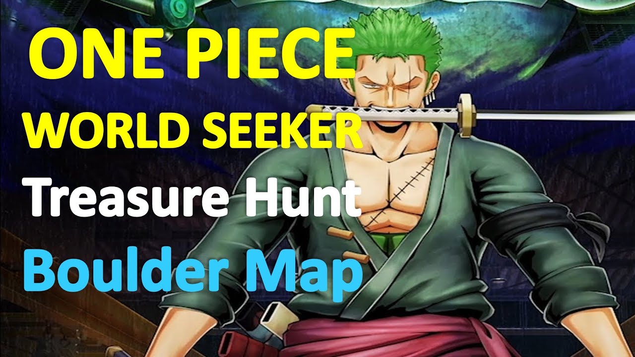 One Piece World Seeker Boulder Map Treasure - YouTube