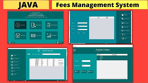 JAVA-Fees Management System Complete Project - YouTube