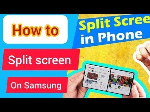 Android 13: How to Split Screen on Samsung | How to Enable Multitasking ...