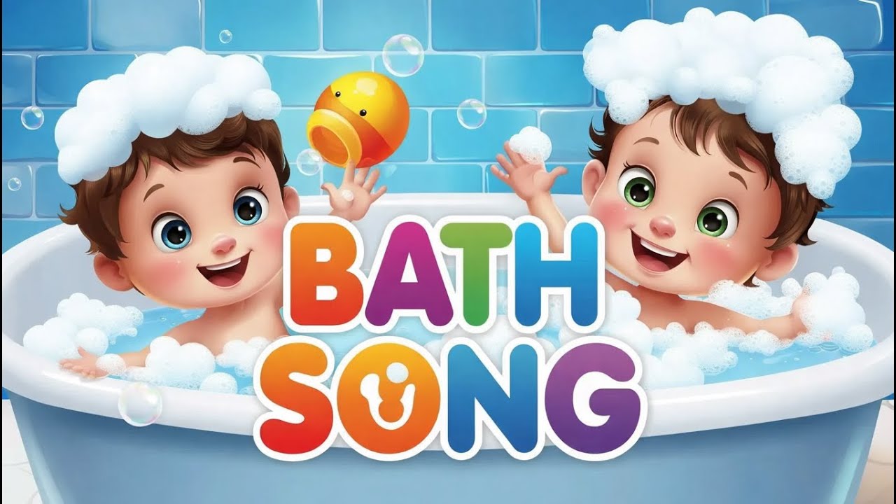 Bath Song | Nursery Rhymes for Kids | Sing Along & Learn | Fun with ...