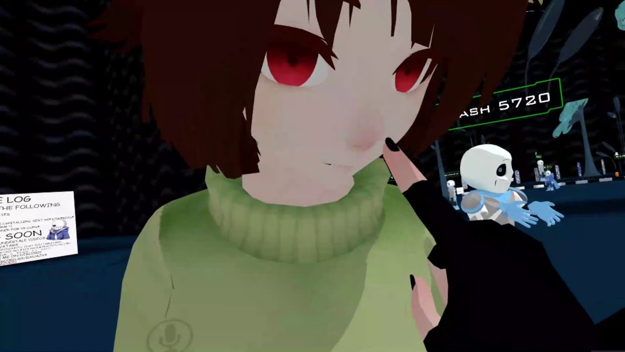 VRChat - Chara Picks Chara's Nose - YouTube