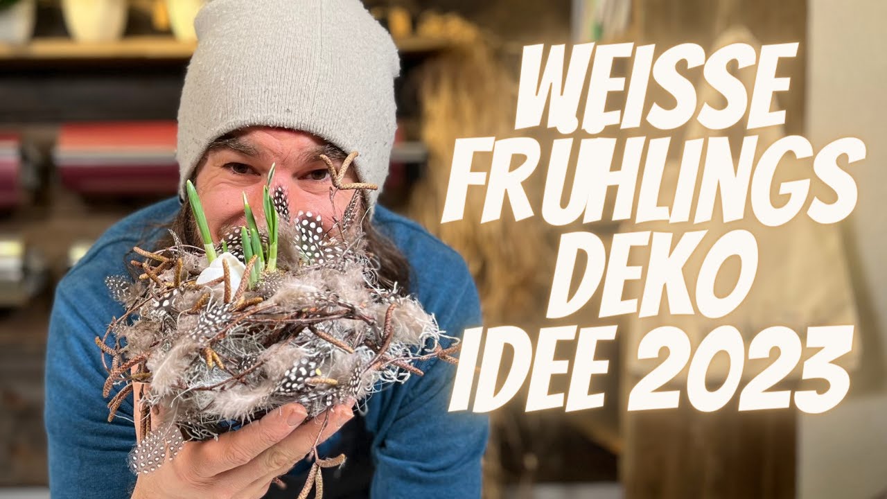 Deko Trend 2023 in weiss für den Frühling - Frühlings Deko Idee zum ...