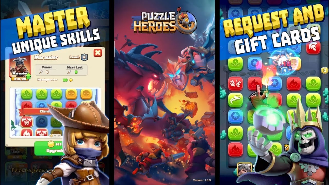 Puzzle Heroes Gameplay Android - YouTube