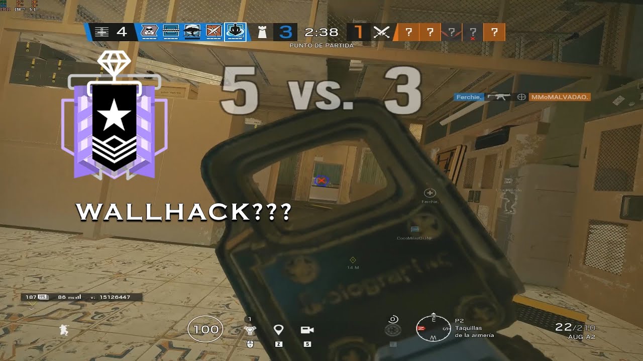 R6 highlights Pc #3 DIAMOND RANK - YouTube