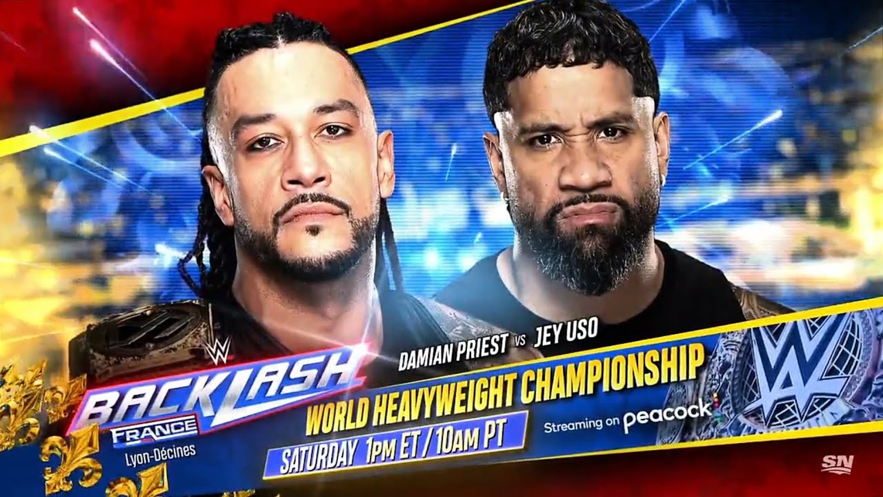 Damian Priest Vs Jey Uso BackLash 2024 WWE2K24 - YouTube