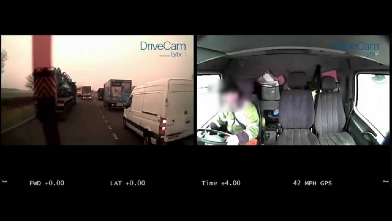 Truck - Hard Brake - Following Too Close | DriveCam Video UK - YouTube