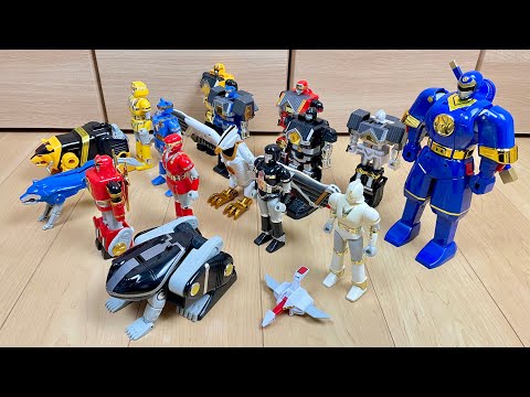 【PowerRangers Season3 All Megazord】忍者⁉︎カクレンジャーの全DXロボで遊んでみた