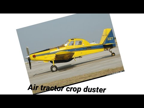 Air tractor crop duster 802 spraying Ropesville farms - YouTube