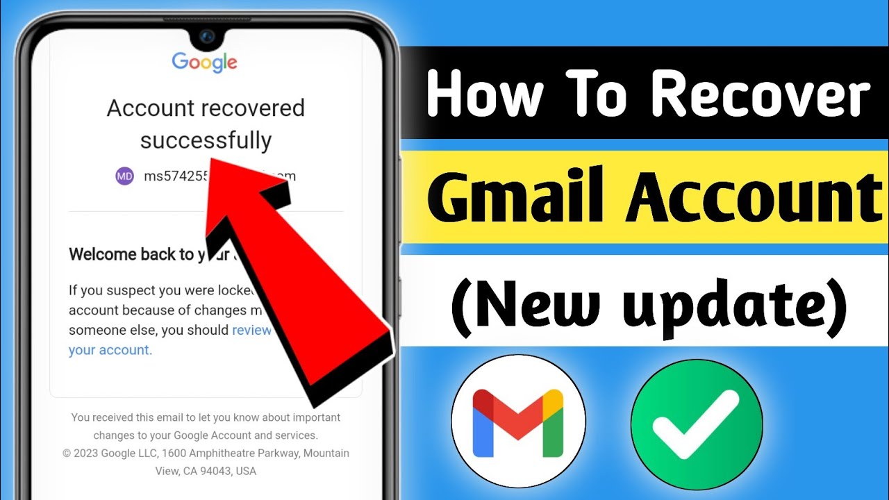 How to recover Gmail account Google account recovery Gmail account ...