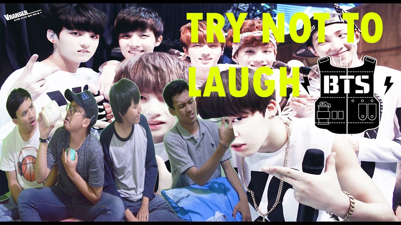 BTS TRY NOT TO LAUGH CHALLENGE ( MAKAN GAREM :" ) - YouTube