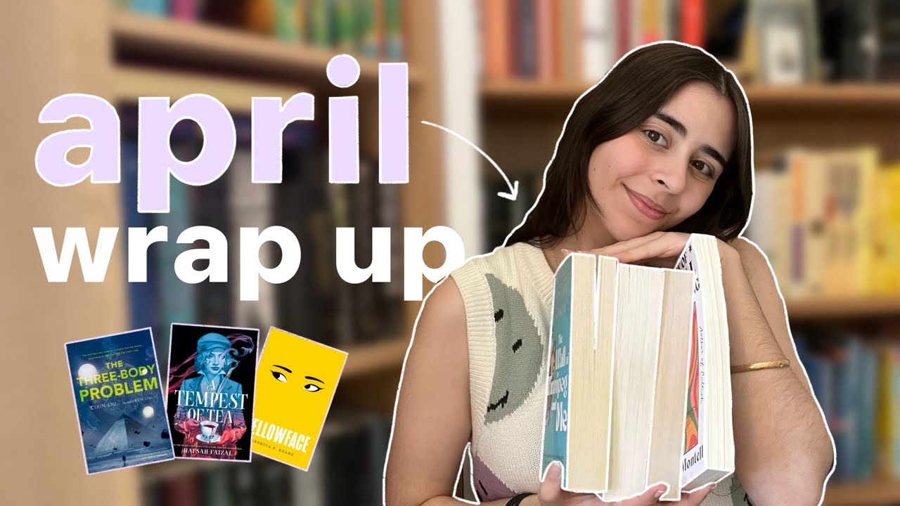 all the books I read in april 🍵🪻 romance, thriller, sci-fi, + more ...