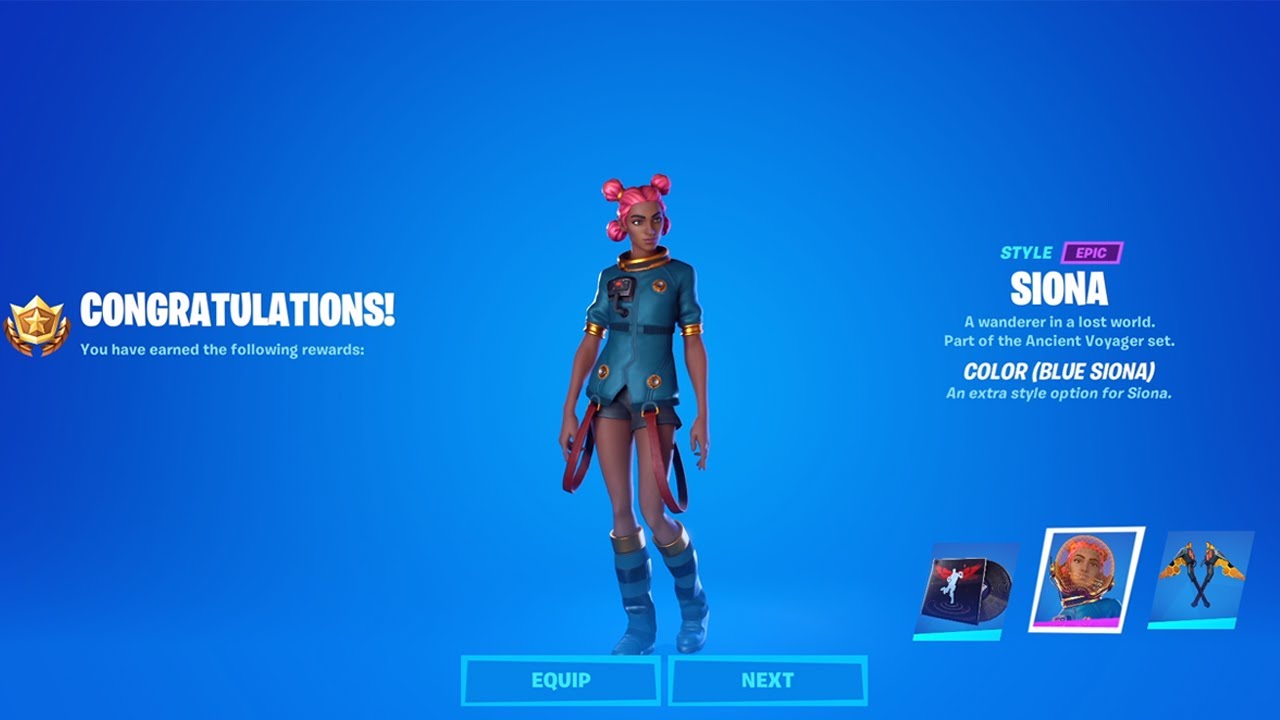 How to unlock Blue Siona style in Fortnite Chapter 2 Season 3 ...