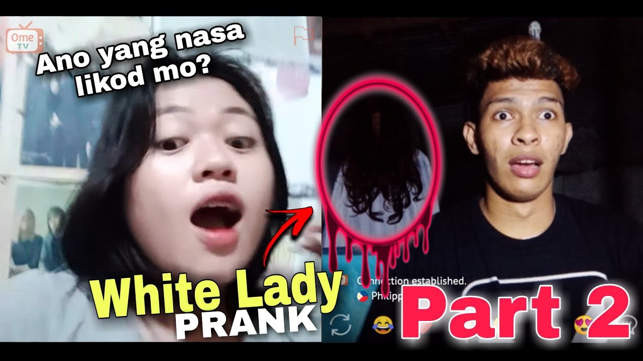 White Lady PRANK On Omegle \ Ome TV | PART 2 (Takot na Takot si ate ...
