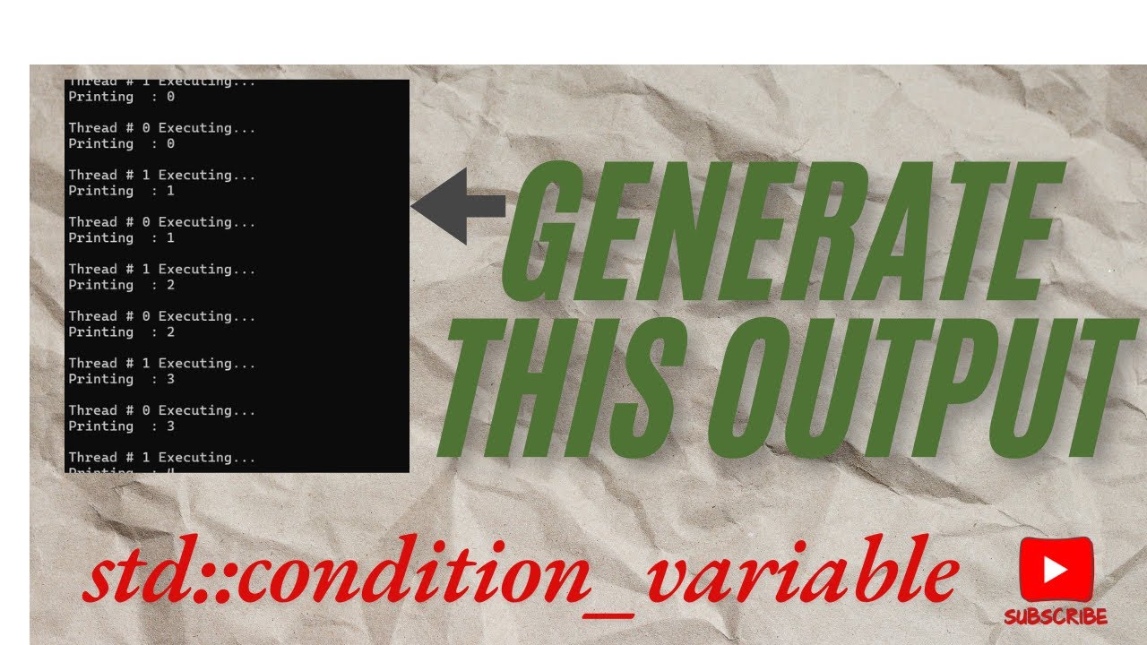 Stdconditionvariable In C Cpp Coding Programming Youtube 5773