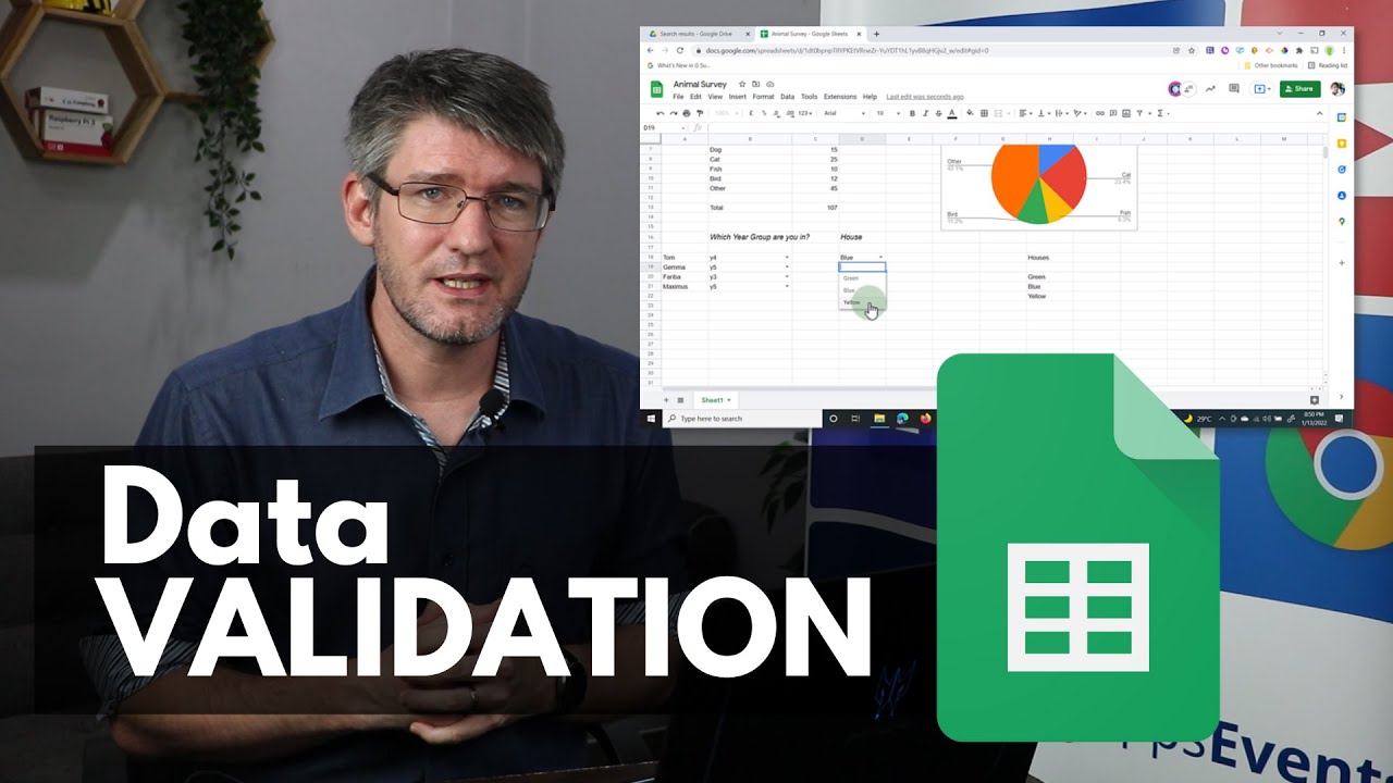 Using Data Validation in Google Sheets | Tips & Tricks Episode 106 ...