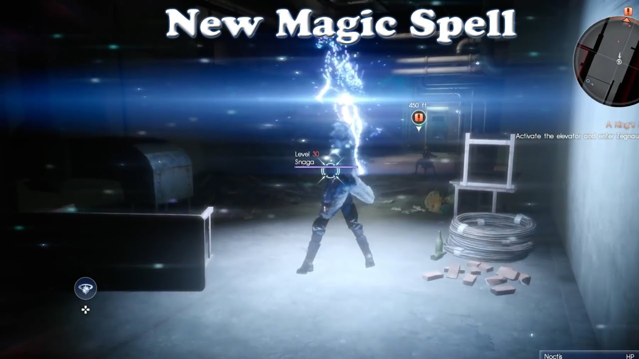 Final Fantasy XV - New Magic Spell - YouTube