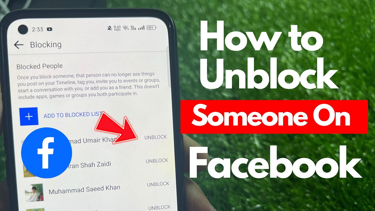 How to Unblock Someone on Facebook - Full Guide 2024 - YouTube