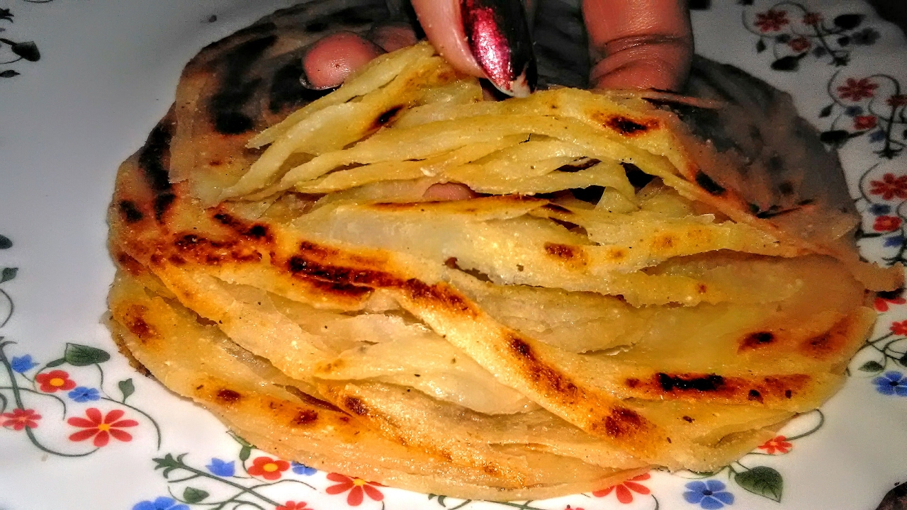 लच्छा परांठा | Paratha Recipe | How to Make Laccha Paratha | Layered ...