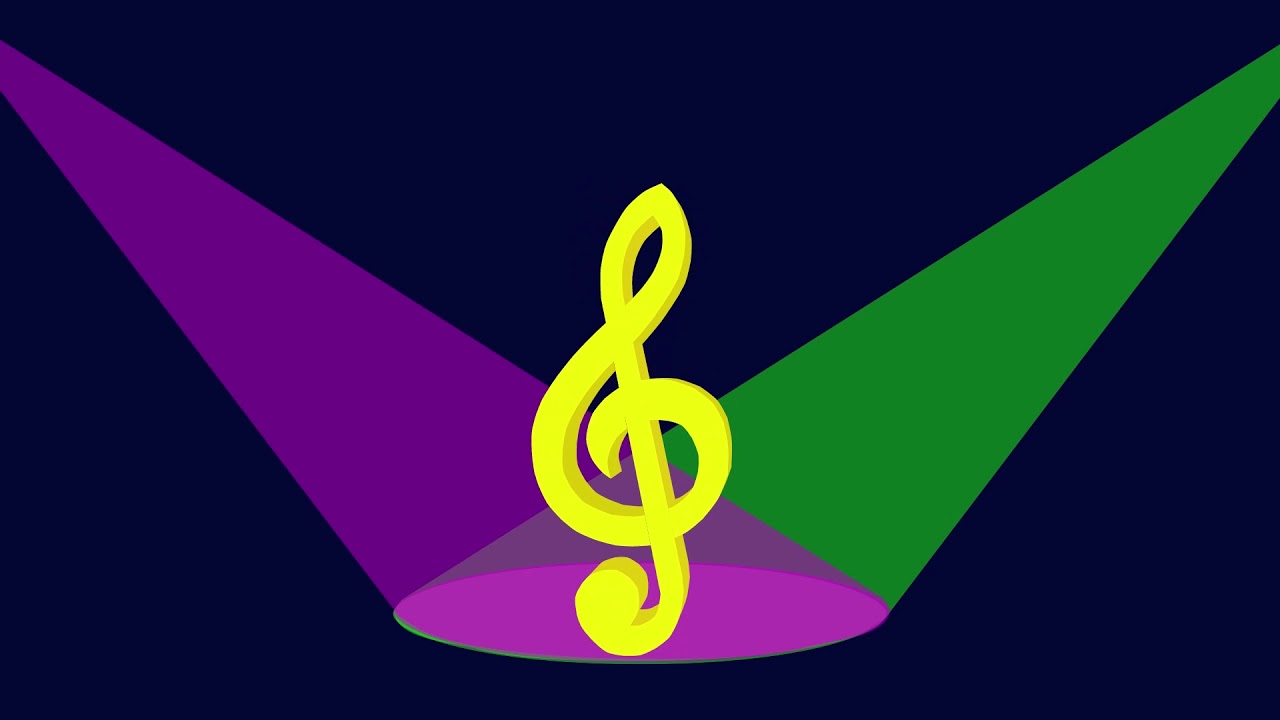 Animated treble clef. 3d graphics.#animatedlogo #motiondesign - YouTube
