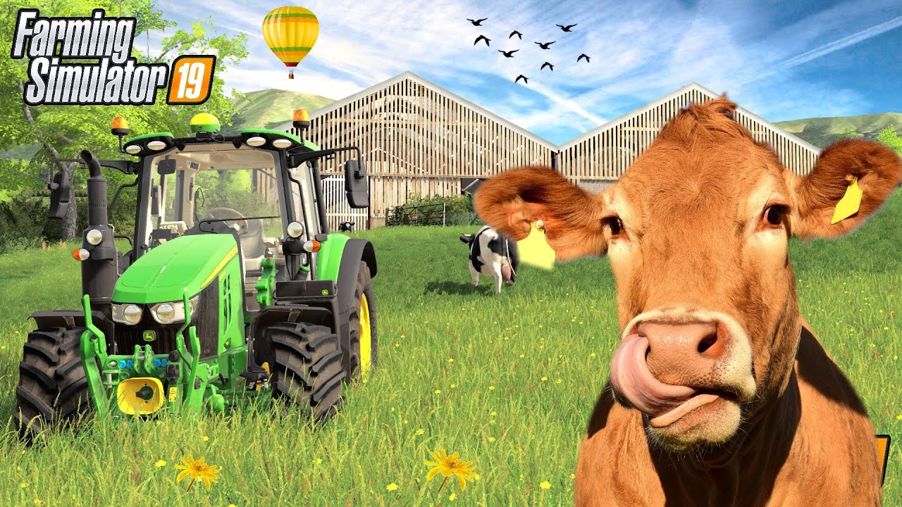 THE COWS ARE HOME | Purbeck Valley Farm Farming Simulator 19 - Episode ...