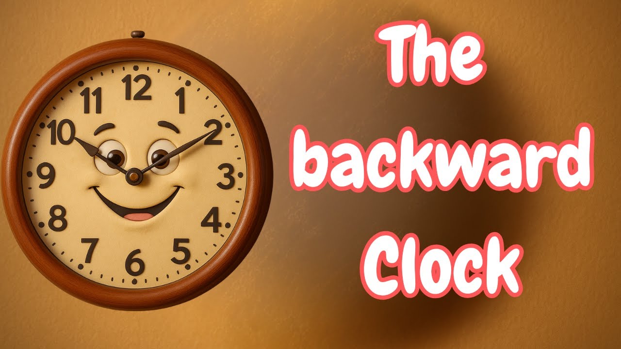 The Backward clock | #rhymes #nurseryrhymes - YouTube