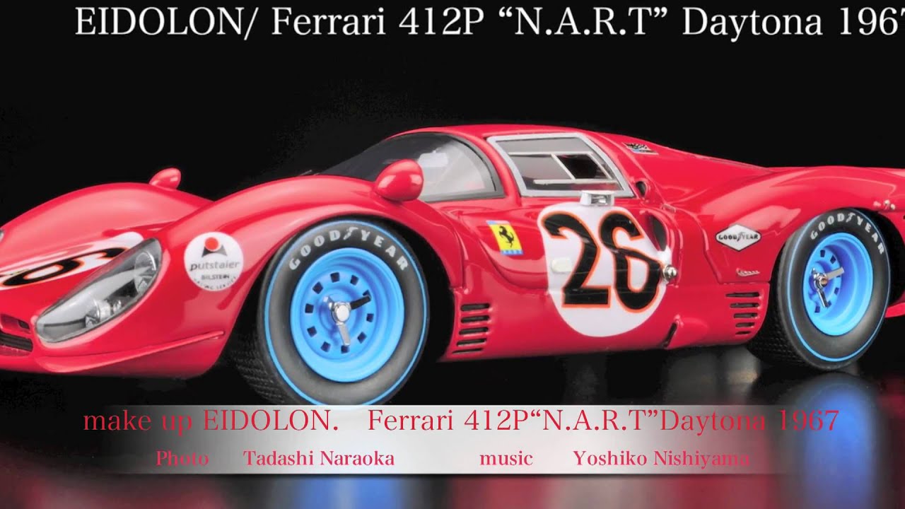 Ferrari 412P "N.A.R.T"Daytona 1967 No.26 - YouTube