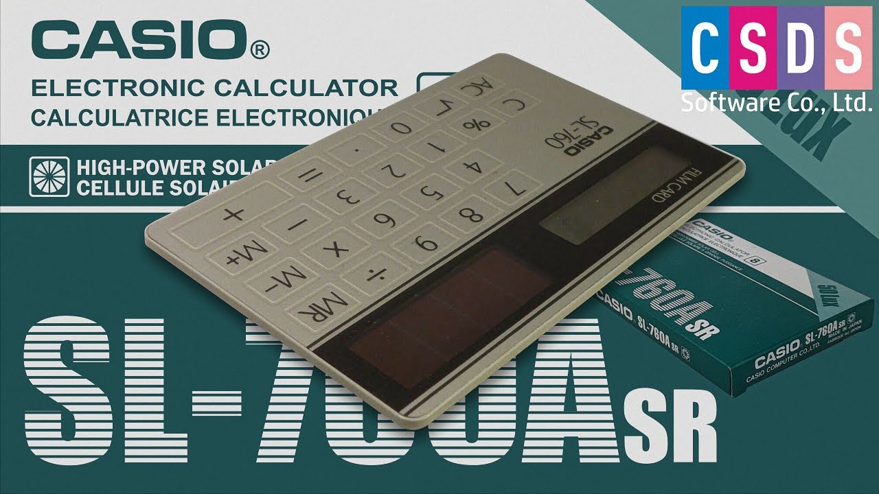 Casio SL-760SR Emulator and Download Link (Freeware) - YouTube