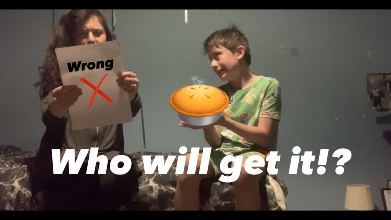 Mum and Son Bible Quiz with PIE FACE FORFEIT!! #bible - YouTube
