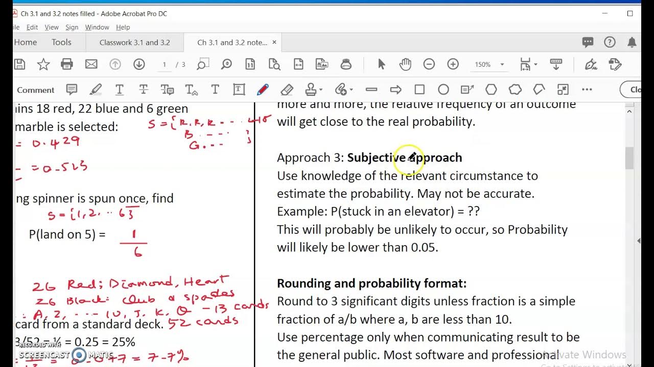 OpenStax Intro Stats Ch 3.1 Probability #2 - YouTube